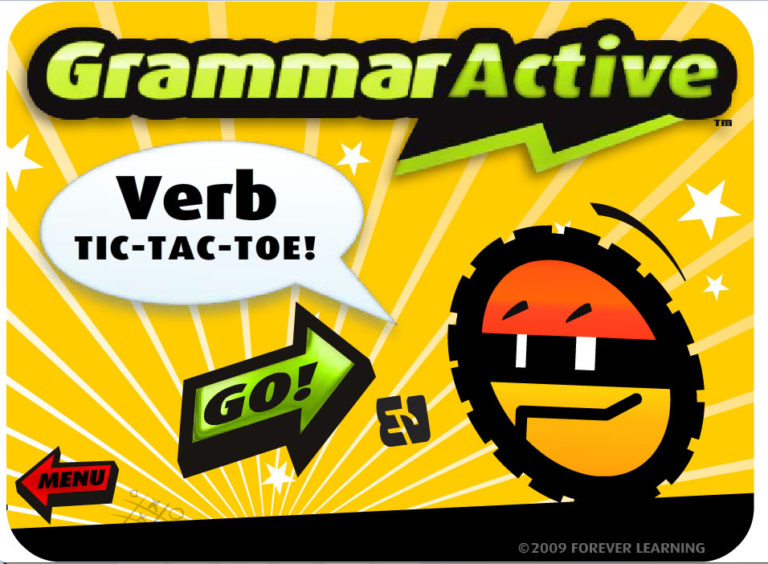Tic-Tac-Toe: Noun, Verb, Pronoun Usage | GrammarActive by Forever Learning